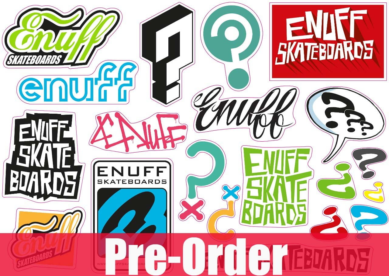 Enuff Sticker Sheet
